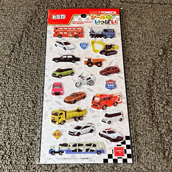 Tomica | Design | Tomica Sticker Sheet Puffy Cars Trucks Vehicles ...